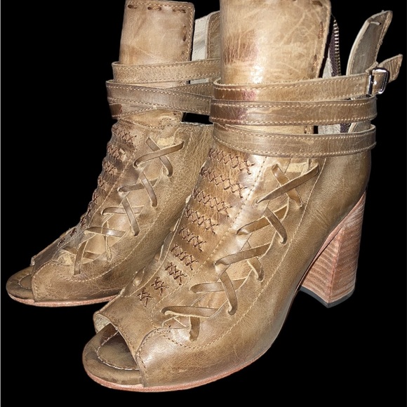 Freebird by Steven | Shoes | Freebird Eagle Western Boho Peep Toe Shoe ...